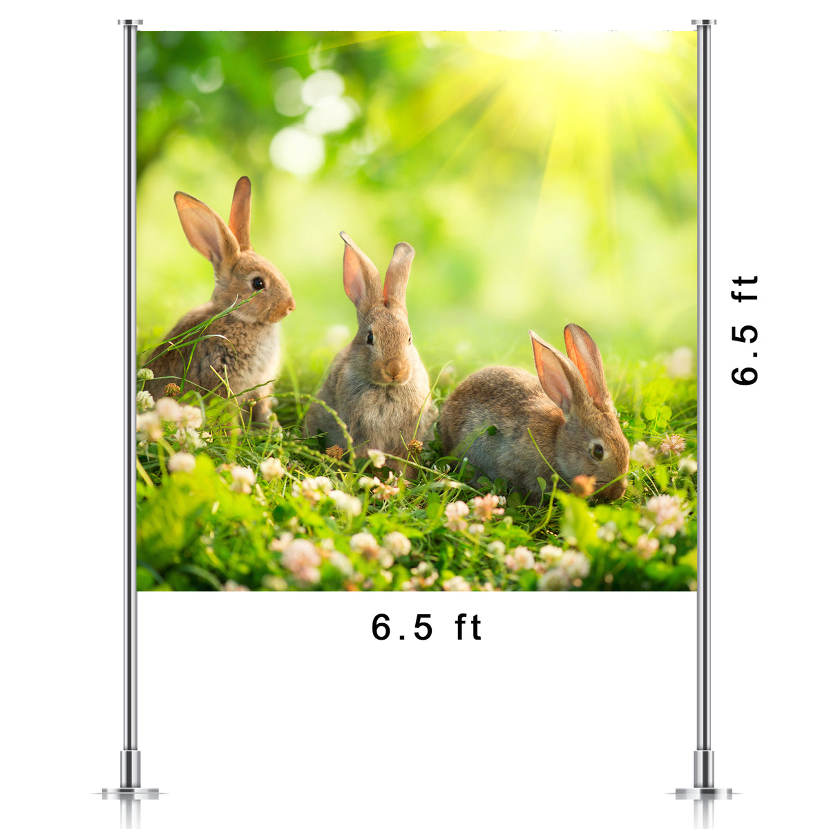 Bunny Backdrop – Inspired Party Backdrops