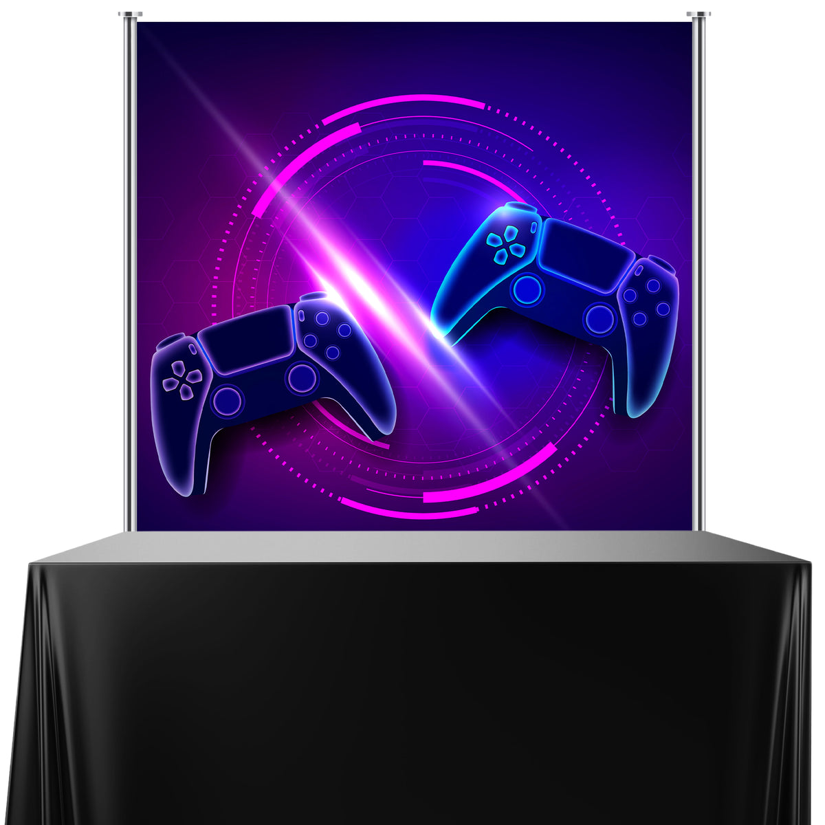 Gaming Backdrop – Inspired Party Backdrops