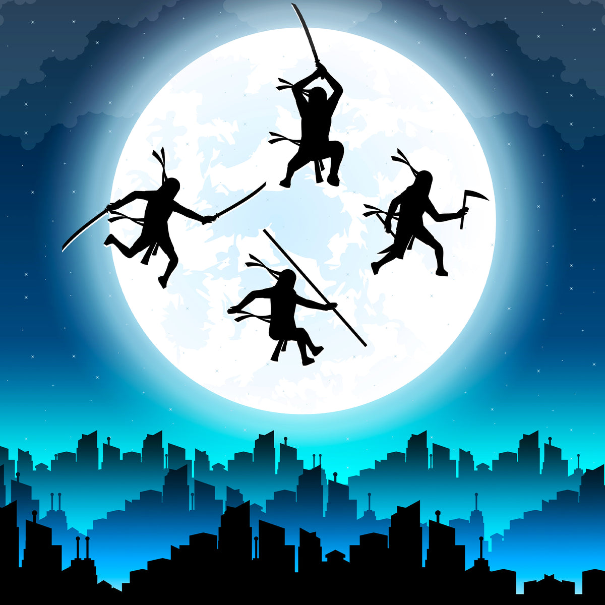 Ninja Backdrop – Inspired Party Backdrops