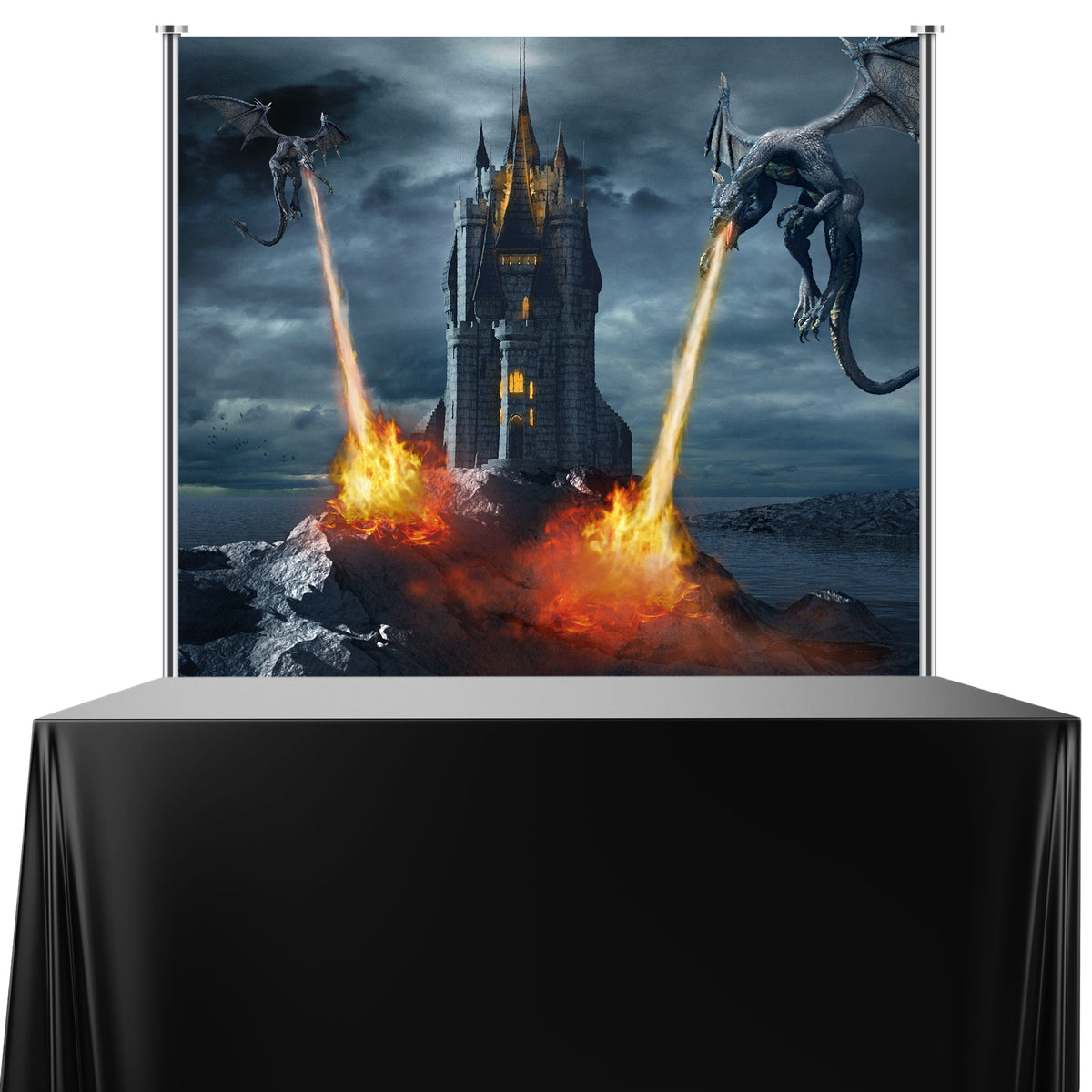 Dragon Castle Backdrop – Inspired Party Backdrops
