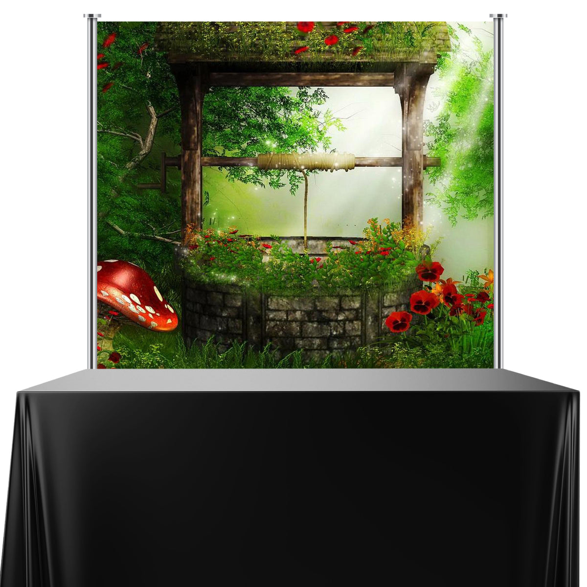 Fairy Wishing Well Backdrop – Inspired Party Backdrops