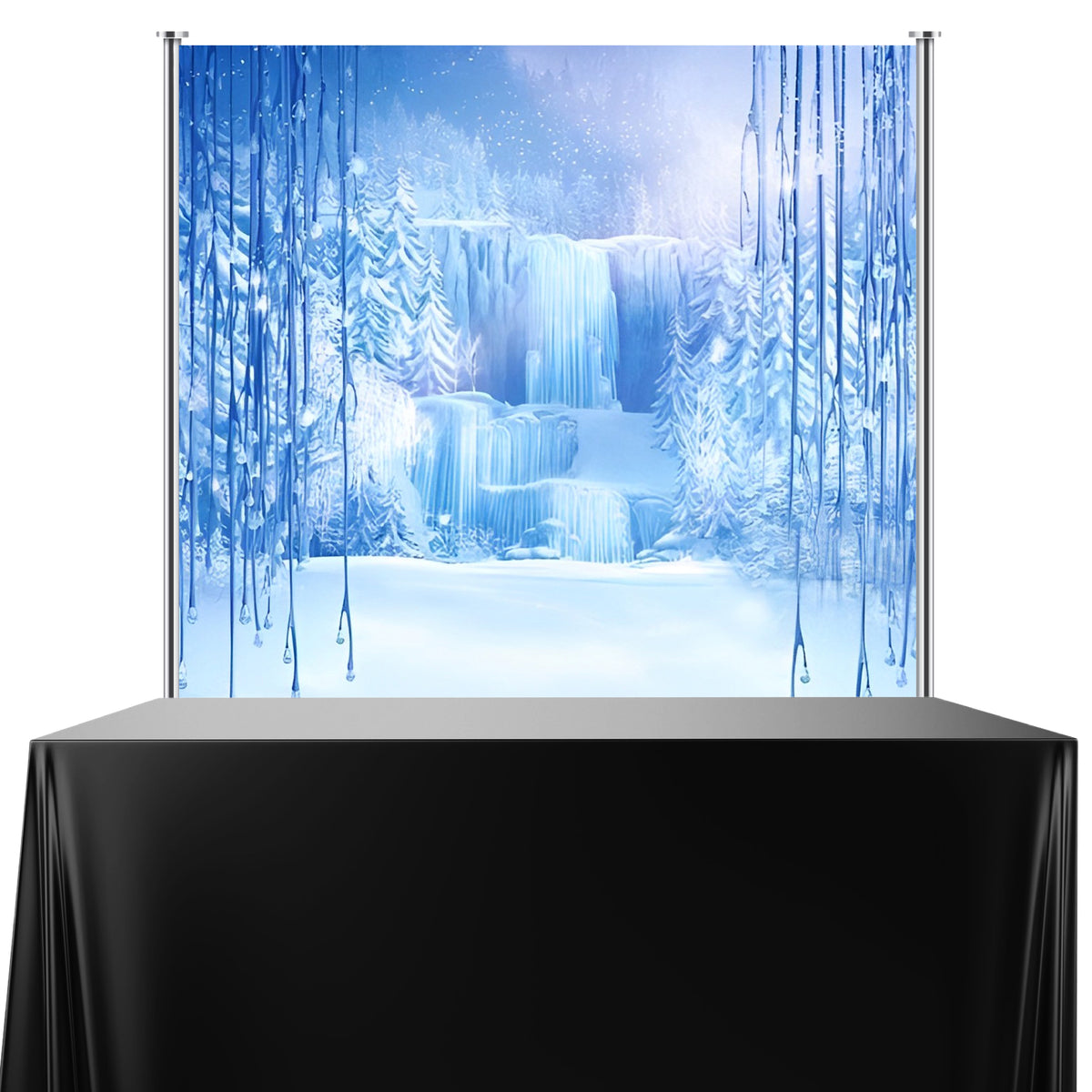 Frozen Ice Backdrop – Inspired Party Backdrops