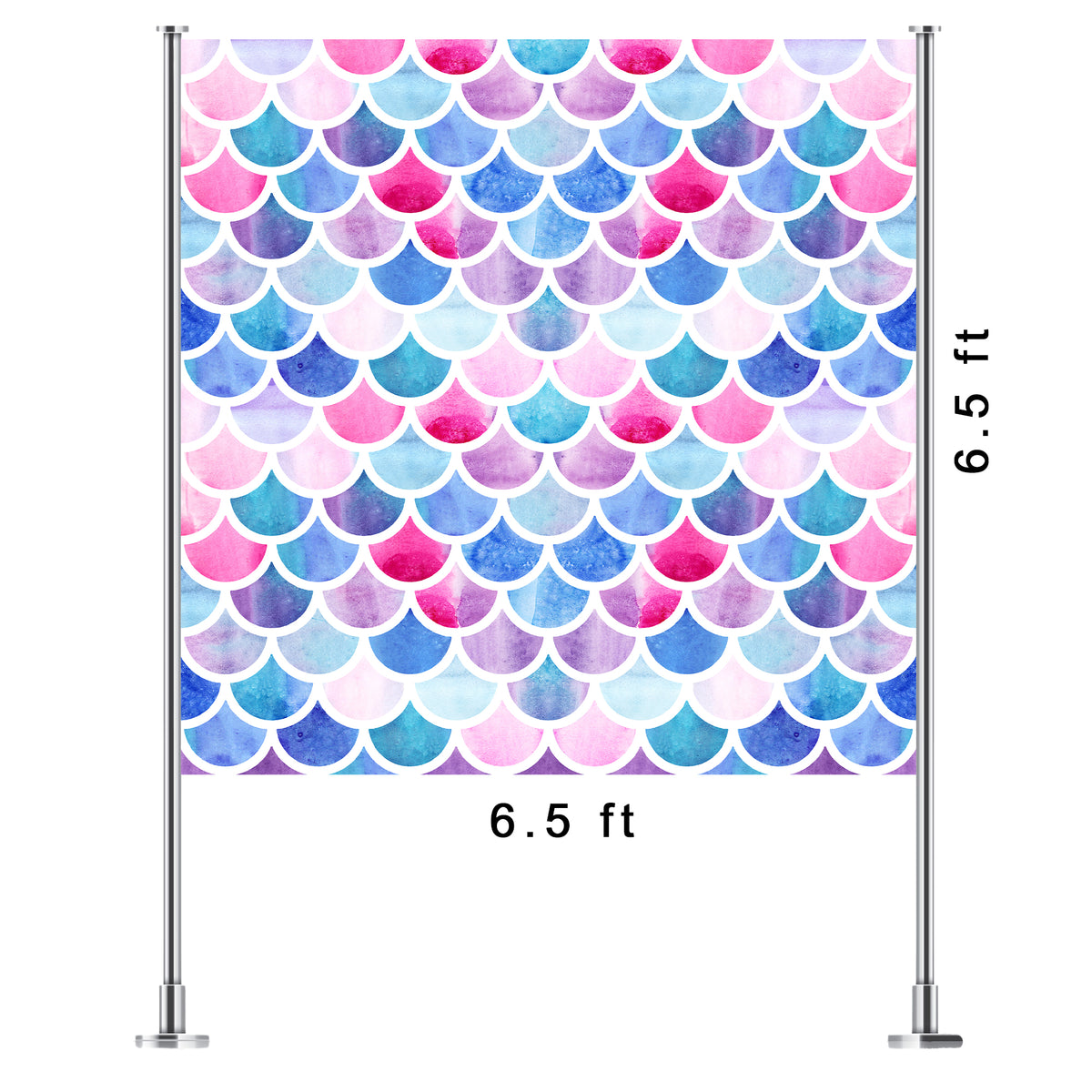 Mermaid Scales Backdrop – Inspired Party Backdrops