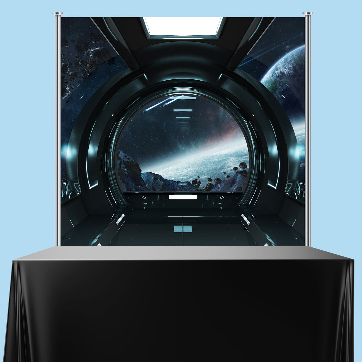 Spaceship Backdrop – Inspired Party Backdrops